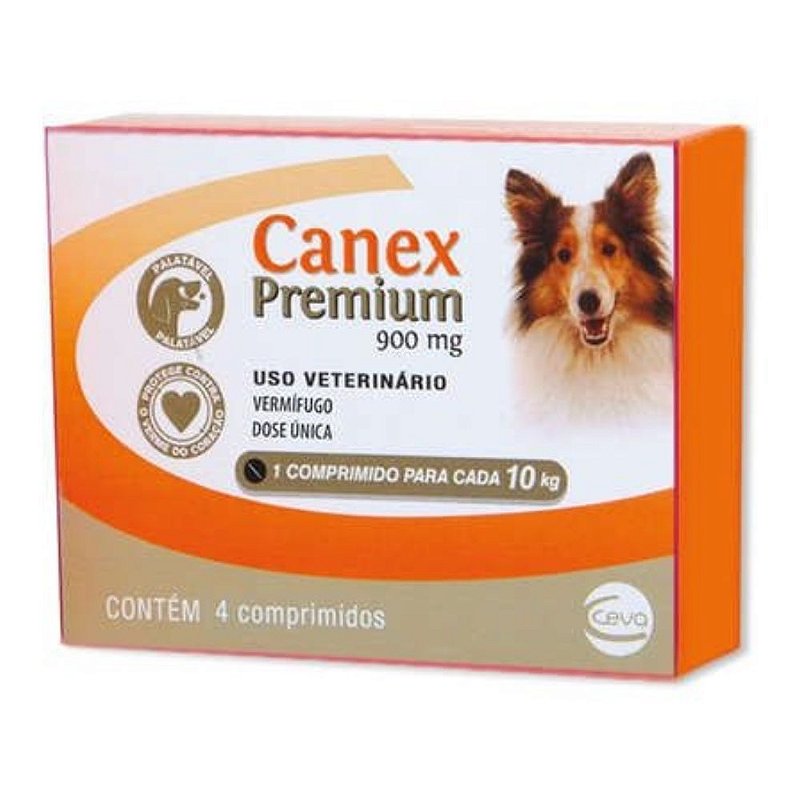 Canex Premium 900mg 10kg 4 Comprimidos - O seu pet shop no Rio de ...