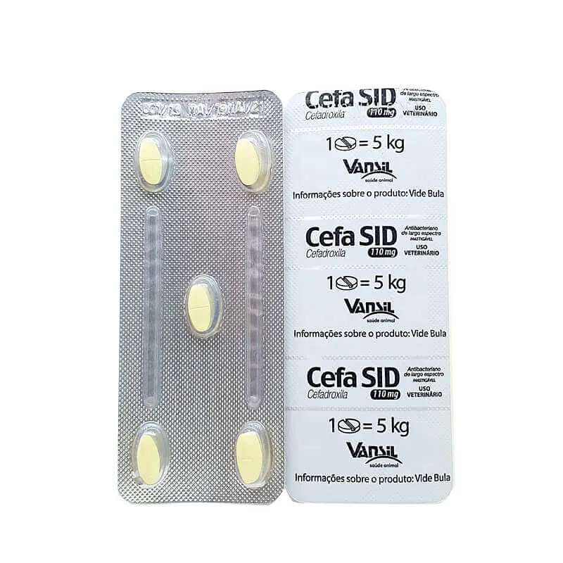 Cefa Sid 110mg Cartela Com 5 Comprimidos - O seu pet shop no Rio de ...
