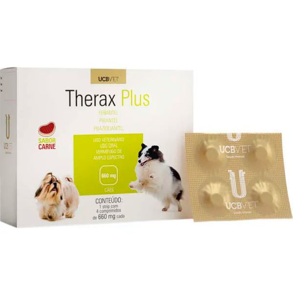Therax Plus 660mg 4 Comprimidos - O seu pet shop no Rio de Janeiro ...