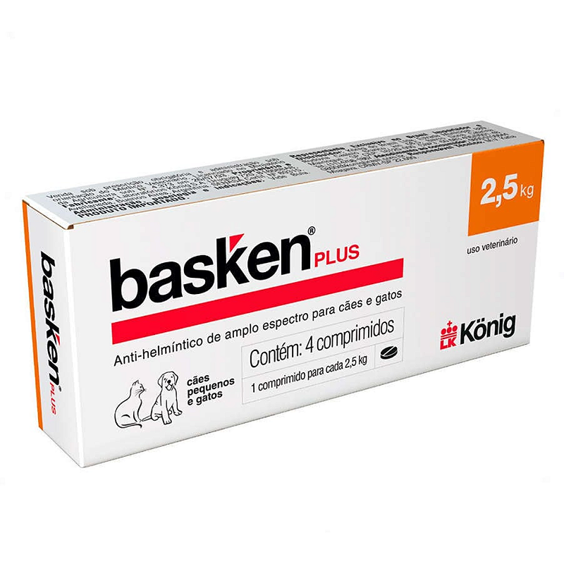 Basken Plus 2,5kg 4 Comprimidos - O seu pet shop no Rio de Janeiro ...