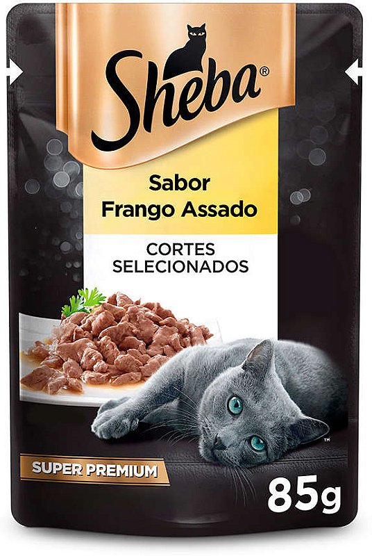 Sachê Sheba Adulto Frango Assado 85g - O seu pet shop no Rio de Janeiro ...