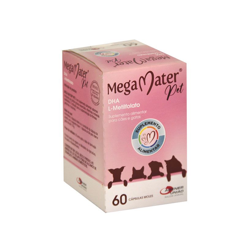 Mega Mater Pet para Cães e Gatos 60 Cápsulas - O seu pet shop no Rio de ...