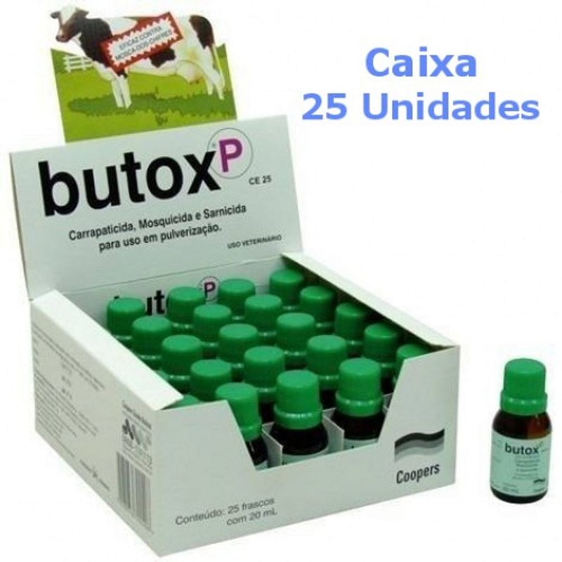 Butox 20ml Caixa Com 25 Unidades - O seu pet shop no Rio de Janeiro ...