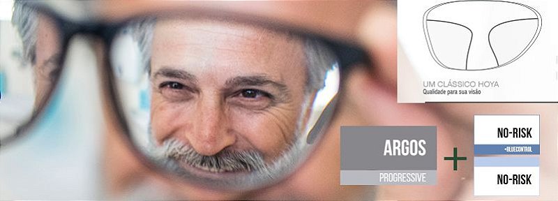 Lente Multifocal Hoya Argos Progressive 1.50 - ÓTICA NA INTERNET