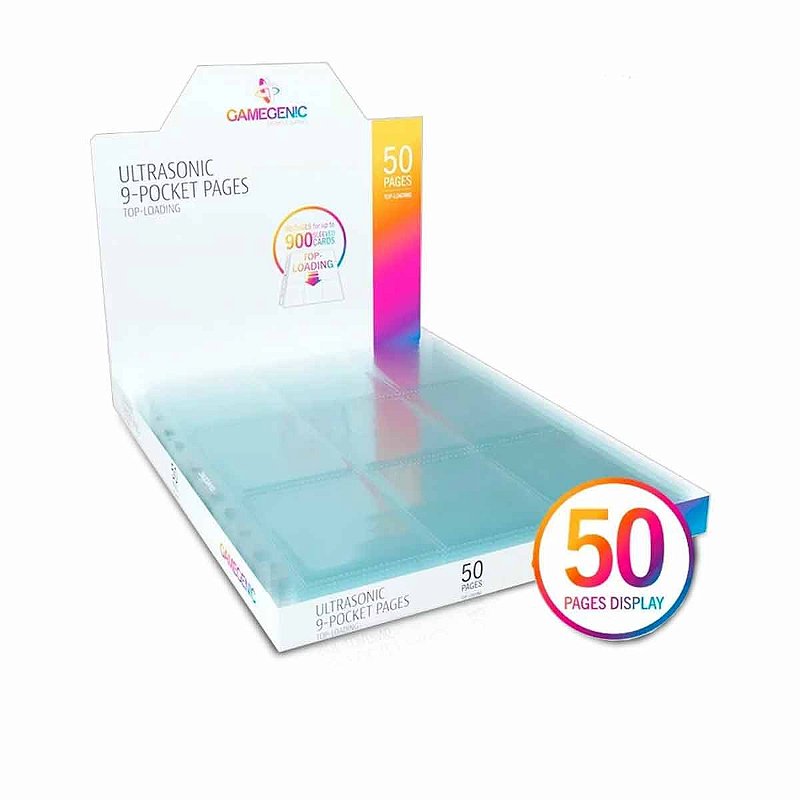 Gamegenic ultrasonic 9 pocket pages sideloading display (50 Paginas ...