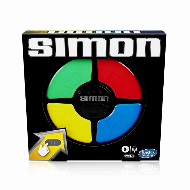 Jogo de Memória Simon, versão clássica – brinquedo infantil para 1 ou ...