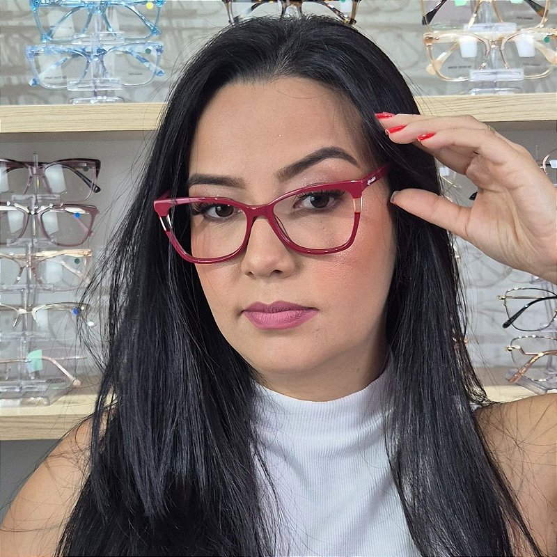 Óculos Feminino - LM 6749 - Lens Vision l Ótica Online e Delivery