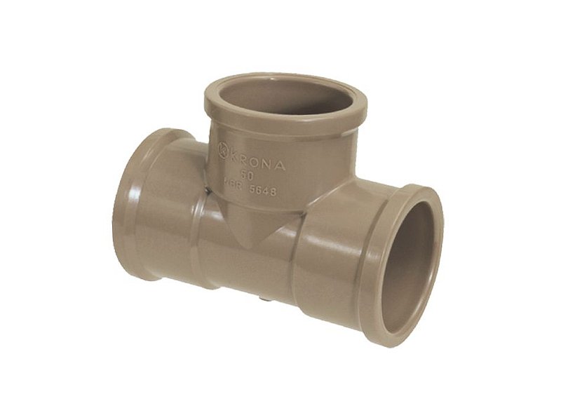 Te PVC Soldável de 75mm - Hidrauconex