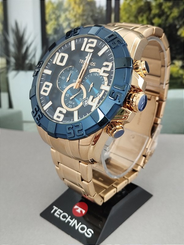 Relógio TECHNOS Masculino Cronógrafo Legacy OS20IQ/4A - RELOGIOS M6