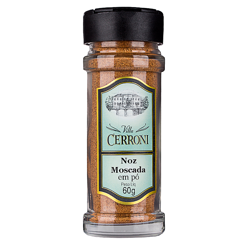 Noz Moscada em Pó - Vidro - 60g - Empório Villa Cerroni