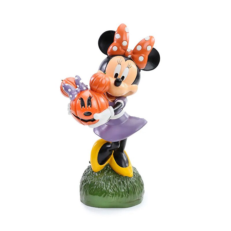 Minnie Halloween em Resina - 30 cm - 1 unidade - Cromus - Rizzo - Rizzo Balões