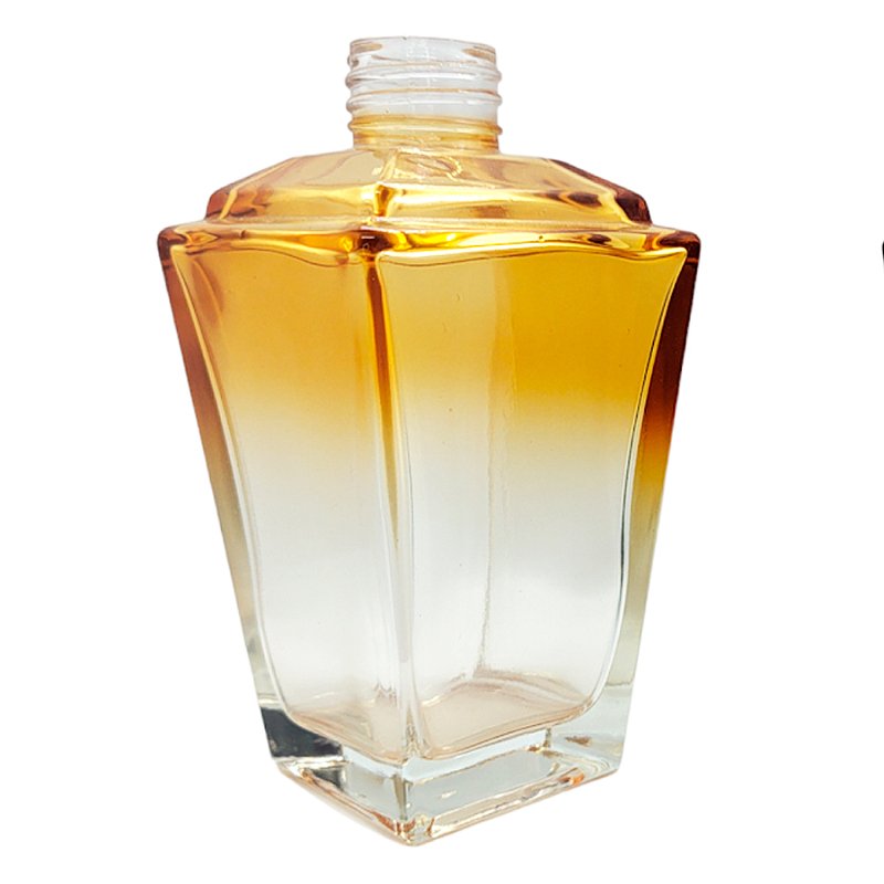 Frasco para Perfumaria de Vidro Berlim - Mel Degradê - 260ml - 1 unidade - Rizzo - Rizzo Balões