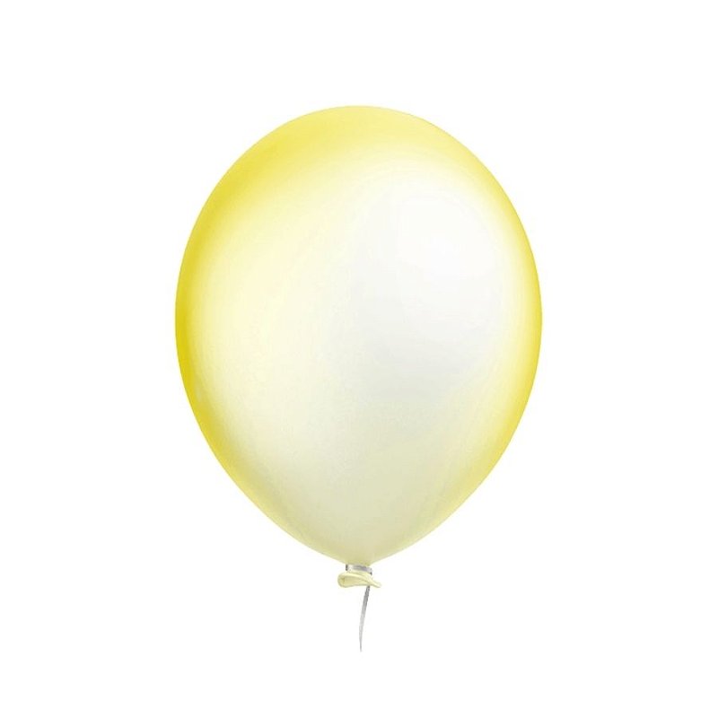 Balão de Festa Neon - Amarelo Citrus - Happy Day - Rizzo - Rizzo Balões