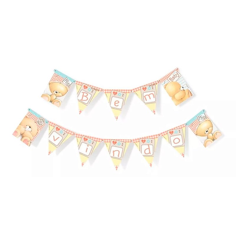 Faixa Decorativa Rosa - Forever Friends - 1 unidade - Cromus - Rizzo ...