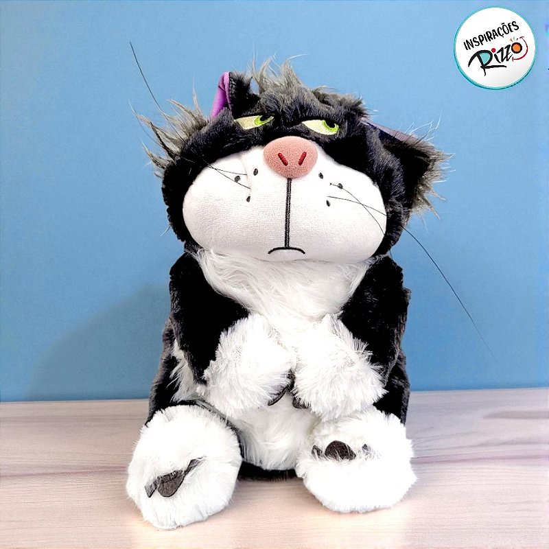 Pelúcia Gato Lucifer Big Feet - Cinderela - 30cm - 1 unidade - Disney ...