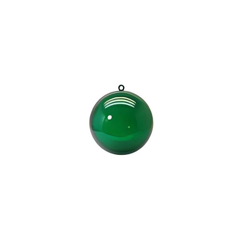 Bola de Acrílico Verde - 8cm - 10 unidades - Rizzo - Rizzo Balões