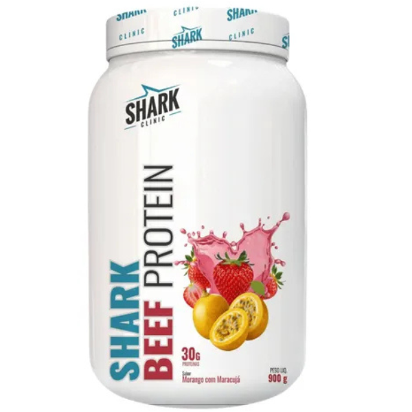 Whey Beef Protein Shark Pro Pote - 900g - Nutrimix Suplementos