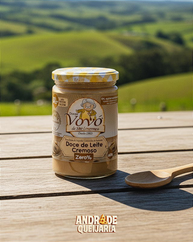 Doce de Leite Puro Zero Açúcar 400g – Vovó de São Lourenço - Andrade ...