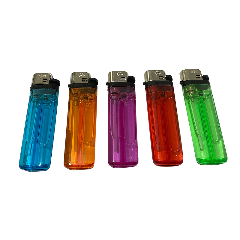 Isqueiro Transparente - Cores sortidas - Cultura 420 Tabacaria e Headshop