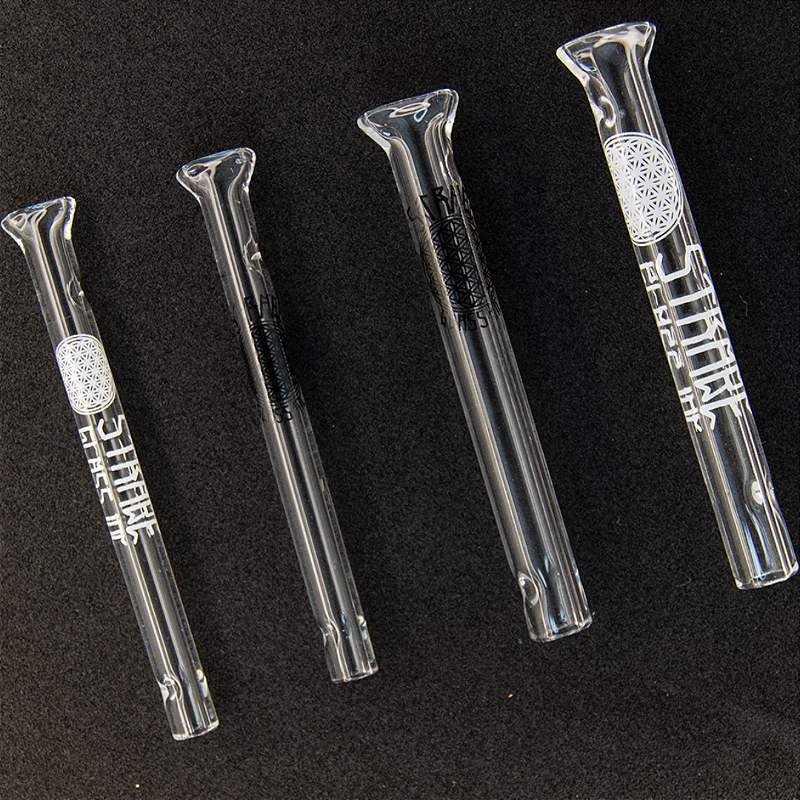 Piteira de Vidro Strabe Glass - 7cm - Cultura 420 Tabacaria e Headshop