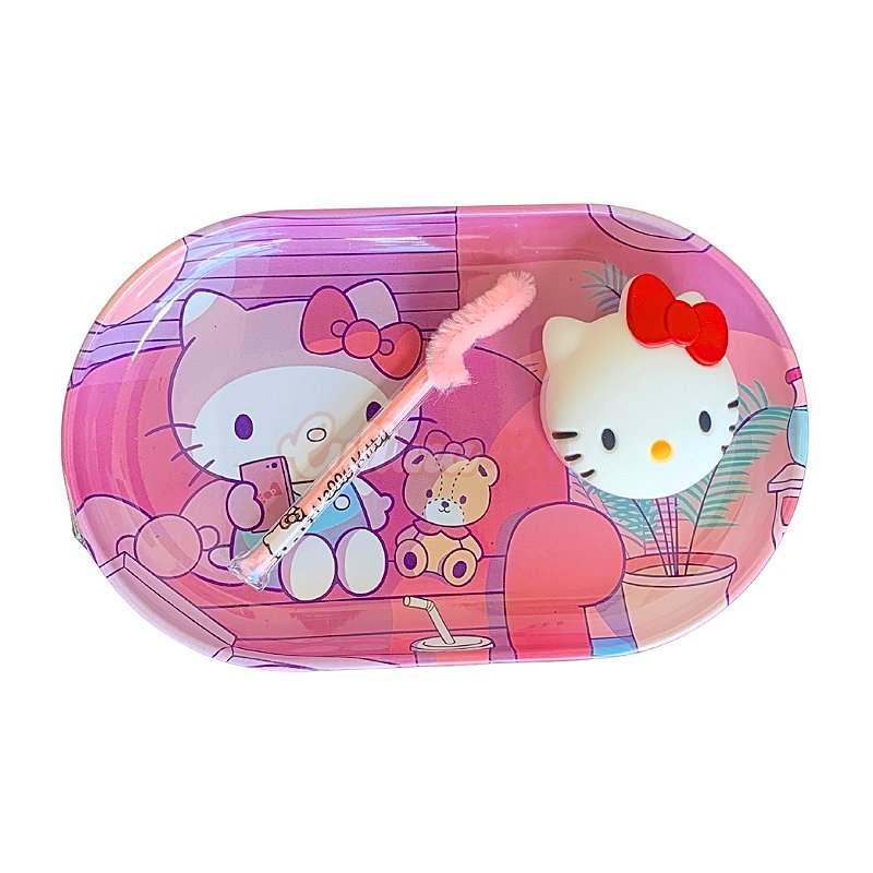 Kit na Bandeja Mini - Hello Kitty - Cultura 420 Tabacaria e Headshop