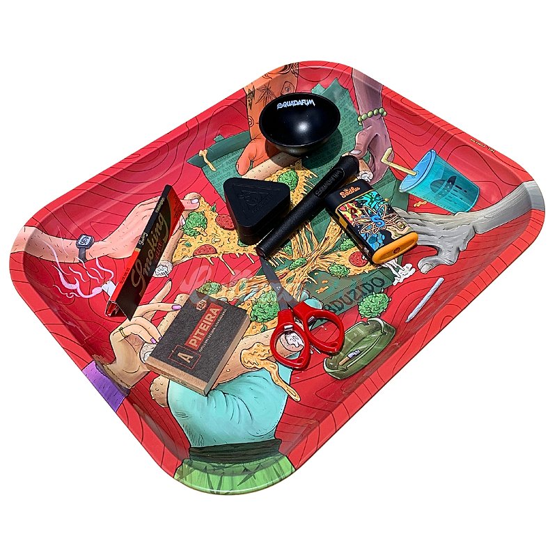 Kit na Bandeja Grande - Larica para Todos - Cultura 420 Tabacaria e ...