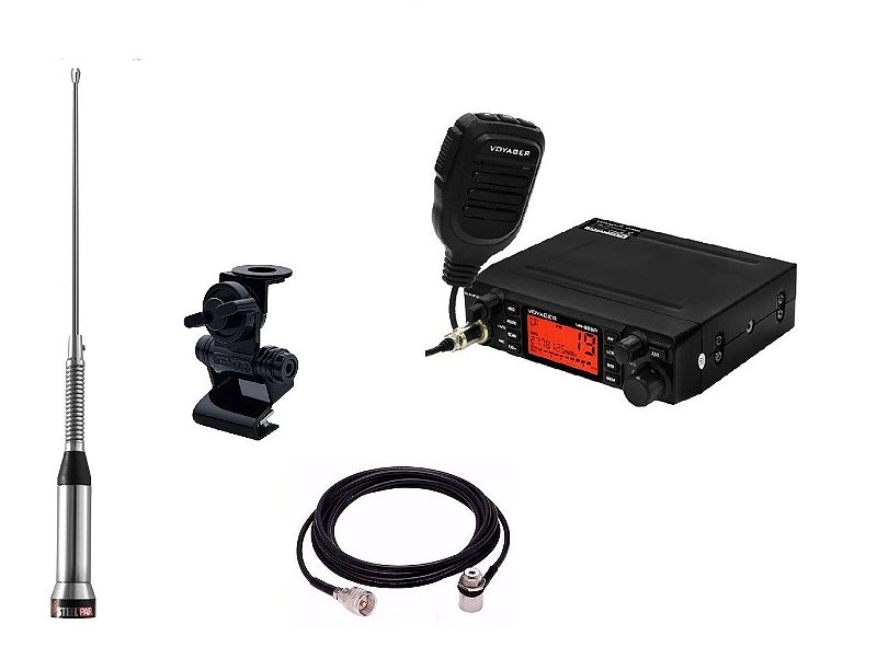 RADIO PX VOYAGER VR8880 COM KIT ANTENA COMPLETO - Ramon otero