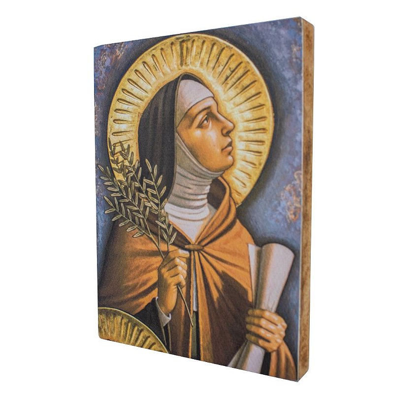 Ícone Santa Clara de Assis - angelisartes