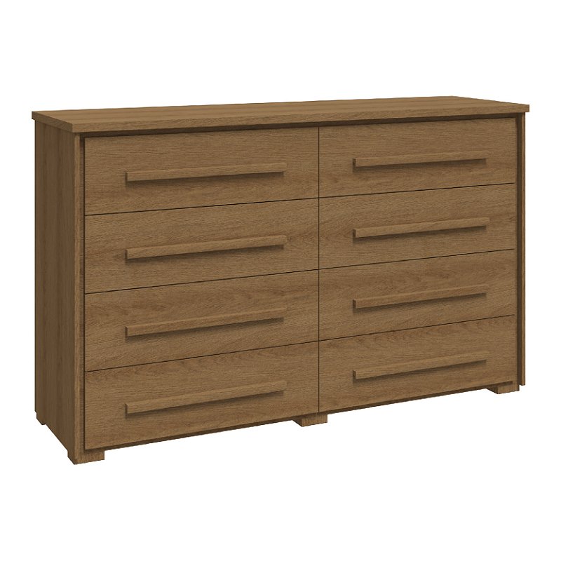 Cômoda Grande para Quarto 8 Gavetas Rimo Angra Jequitibá - Loja Rimo ...