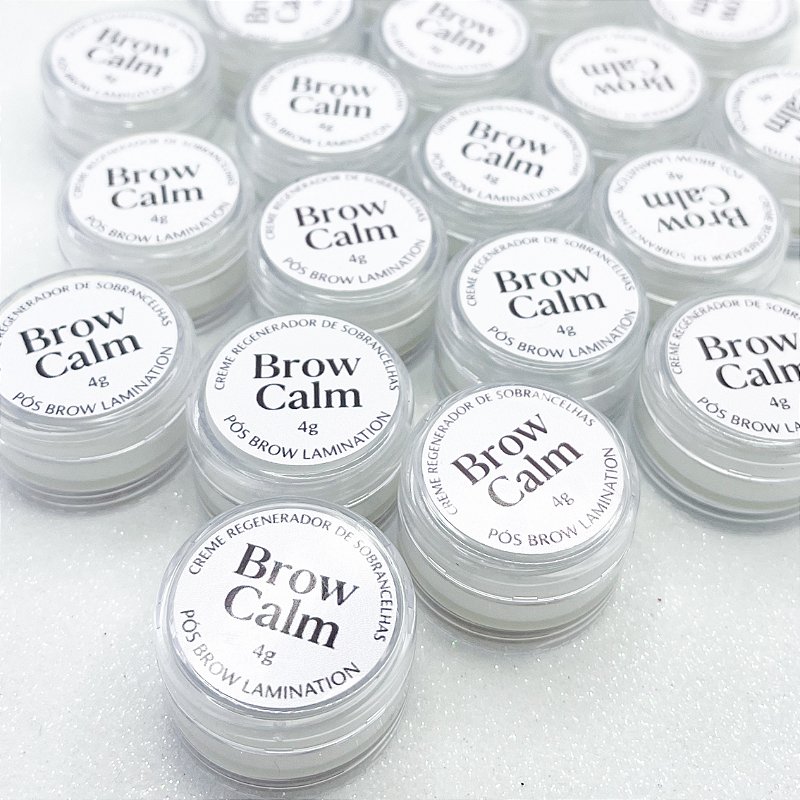 KIT COM 10 CREMES REGENERADORES BROW CALM 4g - Mercado da Micropigmentação