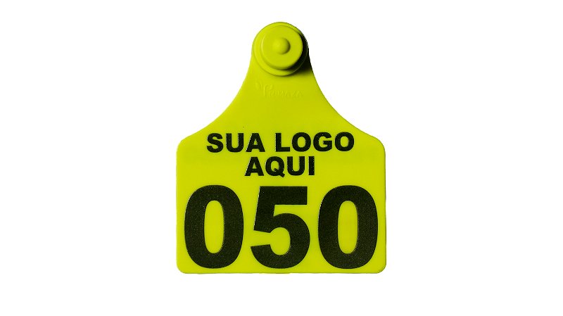 Kit 50 Brincos de Identificação Animal Personalizado - Ferro em Brasa