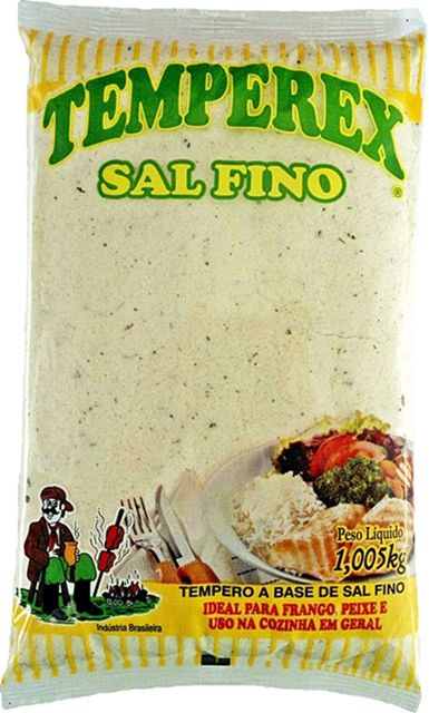 Sal Fino Temperado Tradicional 1,005Kg - Loja Temperex | Os Temperos Do ...