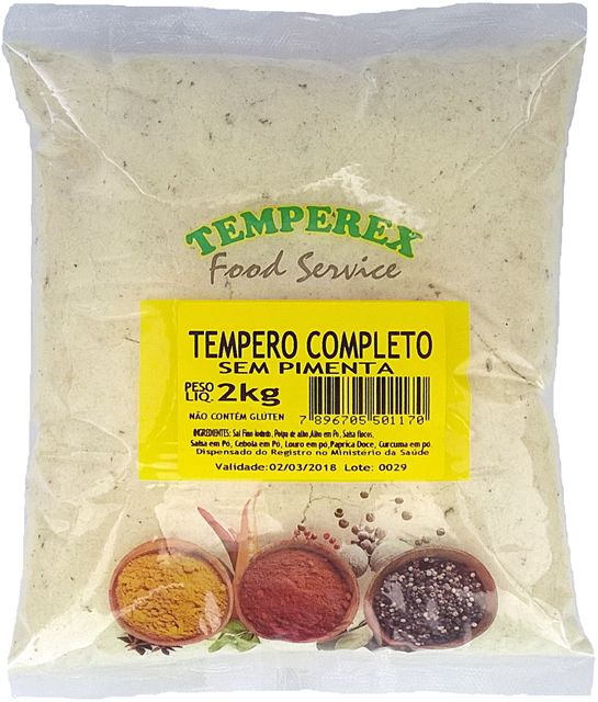 Tempero Completo s/ Pimenta 1,005Kg - Loja Temperex | Os Temperos Do ...