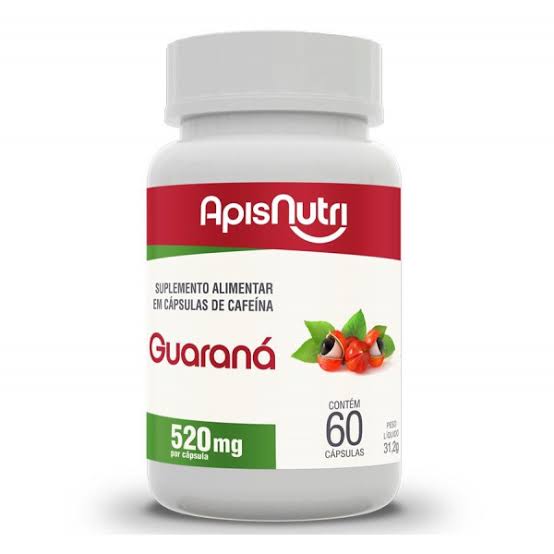 Guaraná 75mg 60 Cápsulas | Apisnutri - Empório Aruna