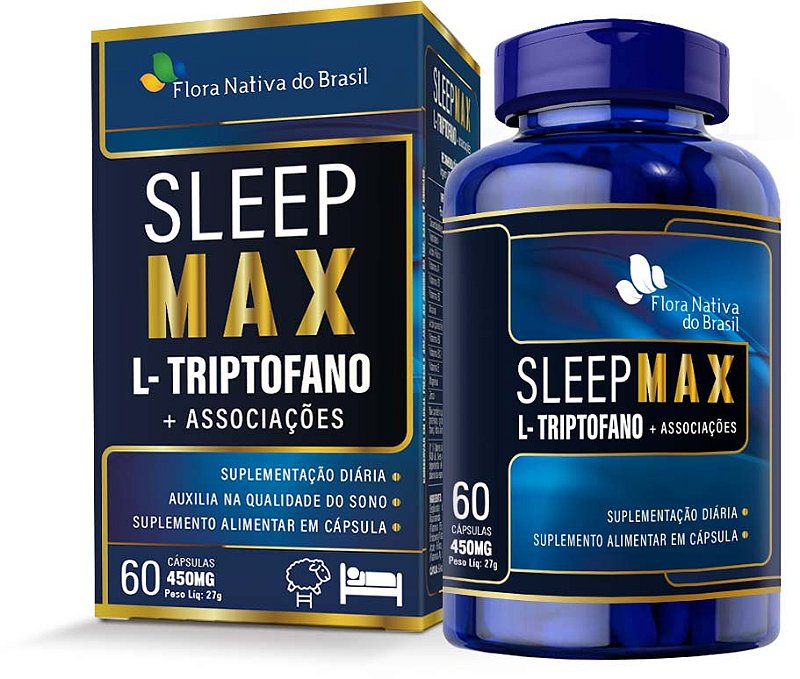 SleepMax 450mg 60 Cápsulas - Flora Nativa do Brasil - Empório Aruna