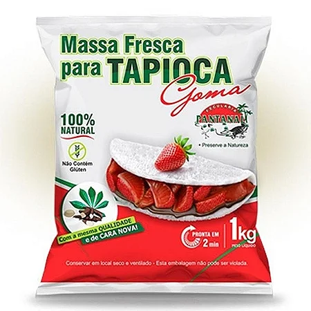 Tapioca Pronta Pantana (pacote com 10 de 1kg cada) - 10kg - Empório Aruna