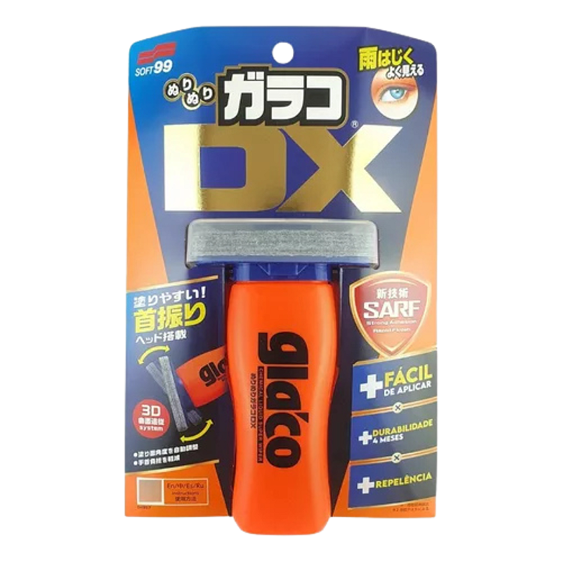Glaco Dx Soft99 110ml Repelente De Água Cristalizador Vidro - JK AUTO SHOP