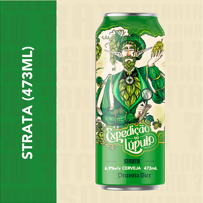 CERVEJA EXPEDIÇÃO DO LÚPULO #2 - STRATA - IPA - LATA 473ML UNIDADE ...