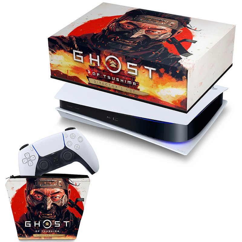 KIT PS5 Capa e Case Controle - Ghost Of Tsushima Director's Cut - Pop ...