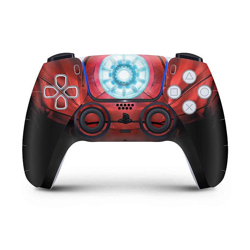 Skin PS5 Controle - Iron Man Homem De Ferro - Pop Arte Skins