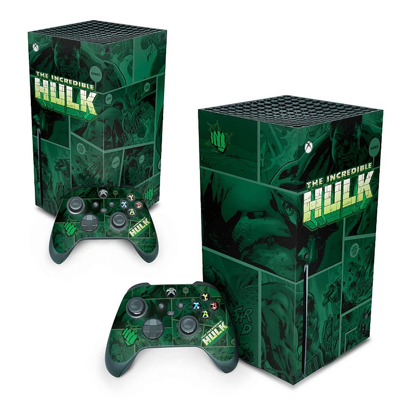 Xbox Series X Skin - Hulk Comics - Pop Arte Skins