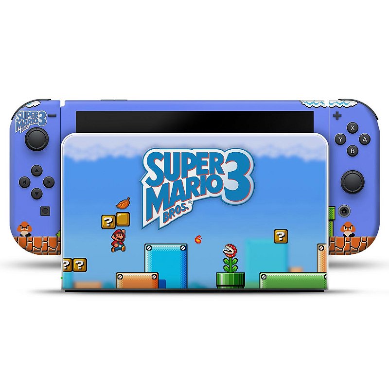 Nintendo Switch Oled Skin - Super Mario Bros 3 - Pop Arte Skins