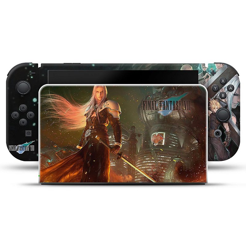 Nintendo Switch Oled Skin - Final Fantasy Vii: Remake - Pop Arte Skins