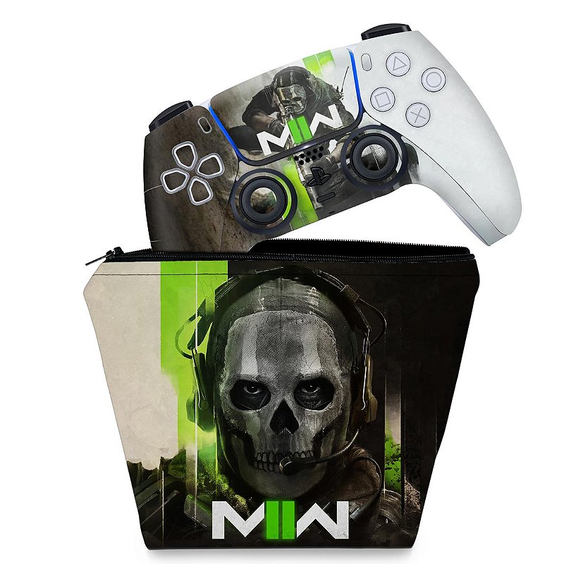 KIT Capa Case e Skin PS5 Controle - Call Of Duty Modern Warfare II ...