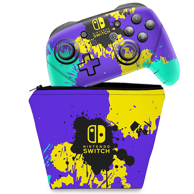Nintendo switch pro controller splatoon 2 edition store