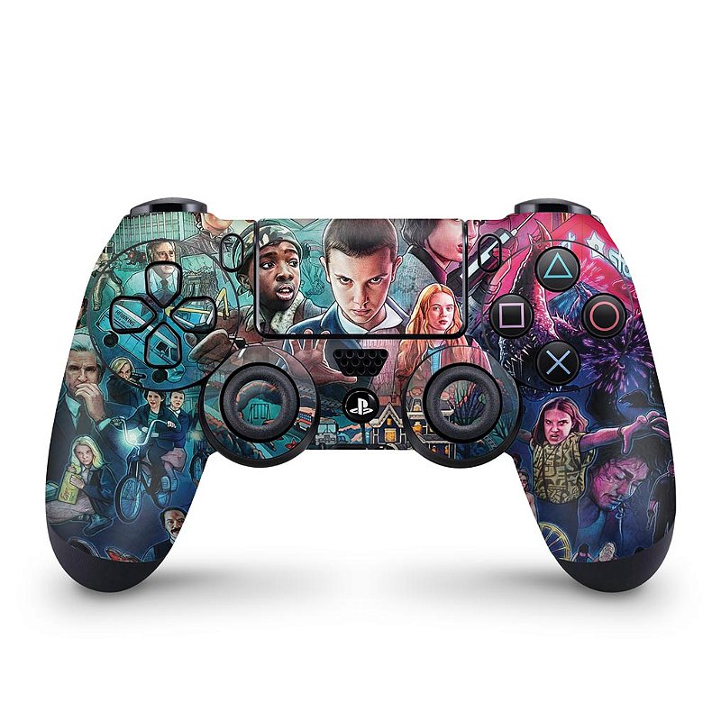 Skin PS4 Controle - Stranger Things - Pop Arte Skins