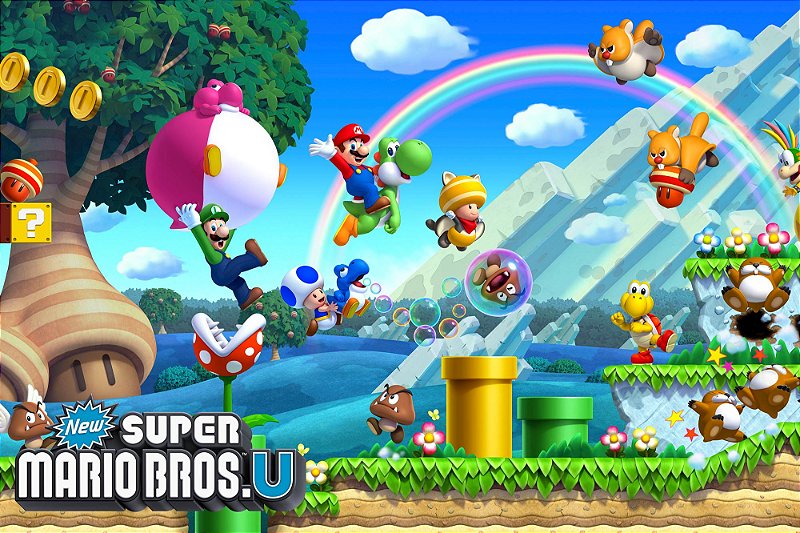 Poster New Super Mario Bros B - Pop Arte Skins