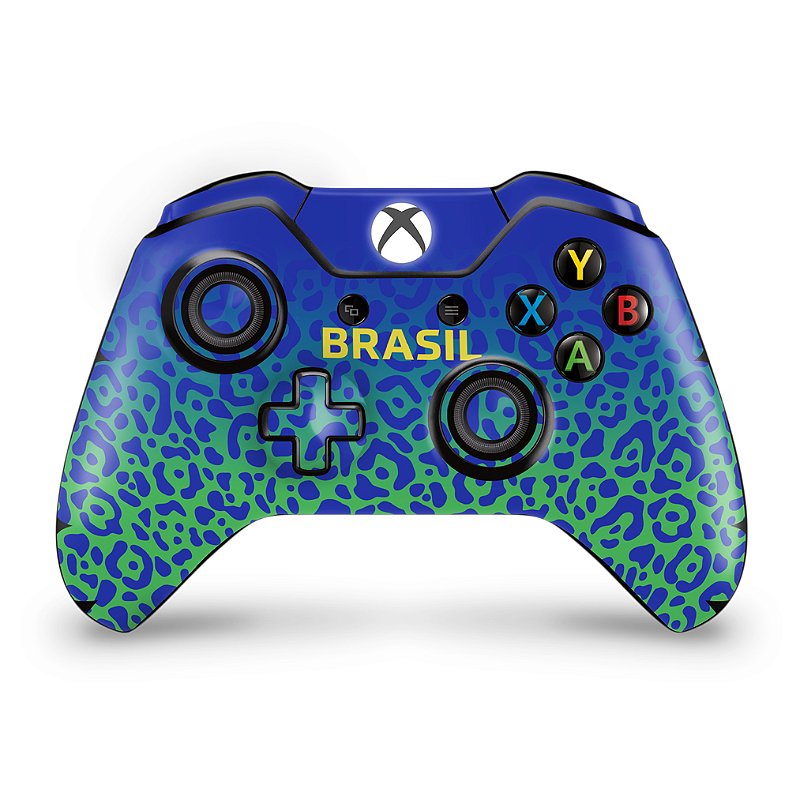 Skin Xbox One Fat Controle - Brasil - Pop Arte Skins
