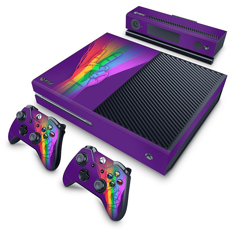 Xbox One Fat Skin - Rainbow Colors Colorido - Pop Arte Skins