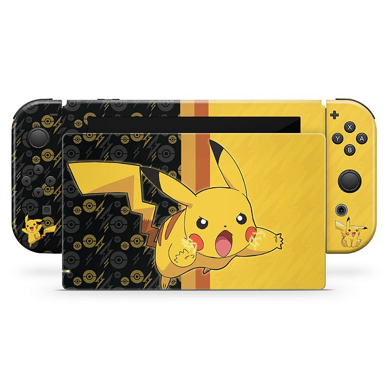 Nintendo Switch Skin - Pikachu Pokemon - Pop Arte Skins